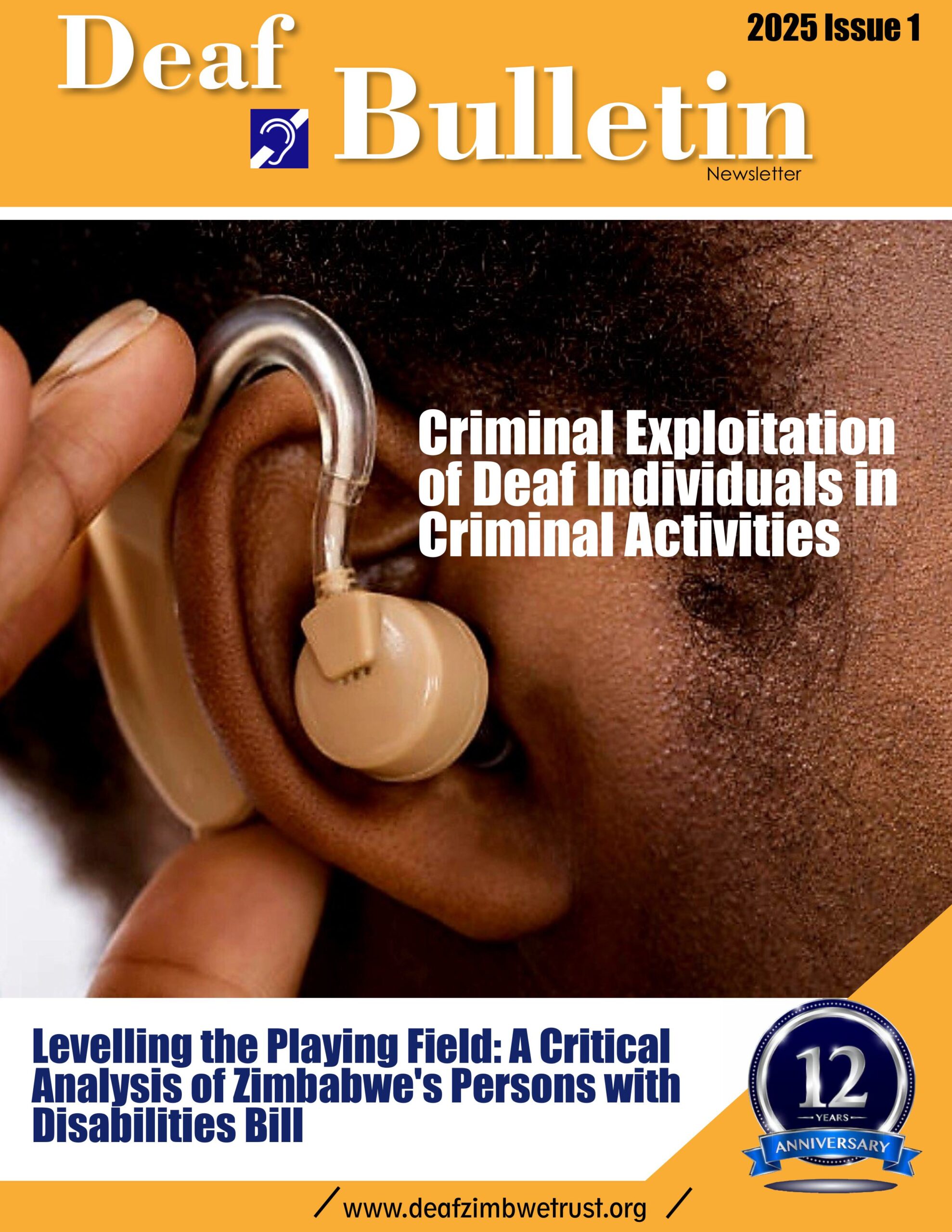 Deaf Bulletin January 2025 - Deaf Zimbabwe Trust